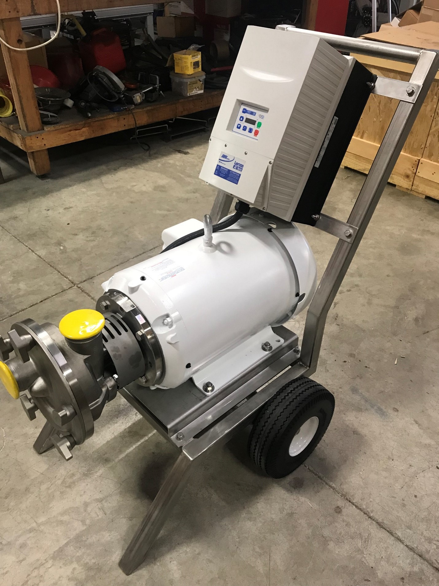 BPH Pump & Equipment Centrifugal Mobile Sanitary Cart | Pump Solutions ...